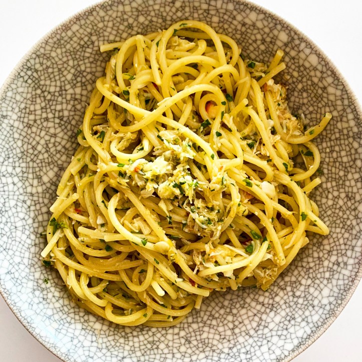 Crab Spaghetti – The Food Diaries
